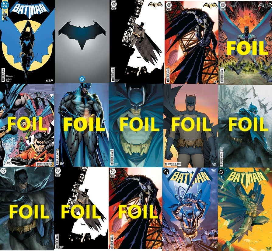 Batman #1 - LOT OF 15 VARIANTS – One Stop Comic Shop